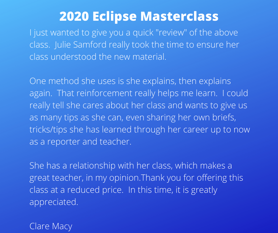 2020 Eclipse Masterclass Webinar | Advantage Software